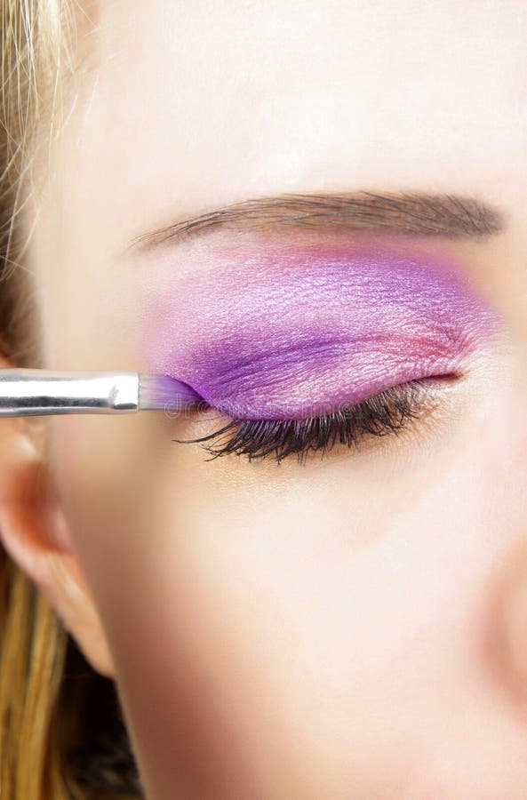 Make up stock photo. Image of girl, lady, eyeshadows - 25361538