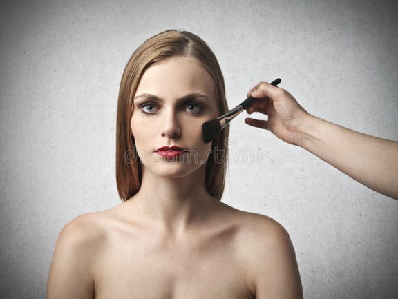 Make-Up stock image. Image of phard, attractive, nude - 28781907