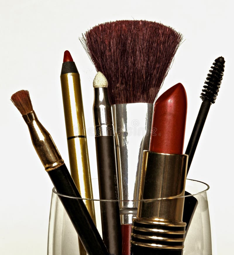 Make Up stock image. Image of products, kabuki, pencils - 4909893
