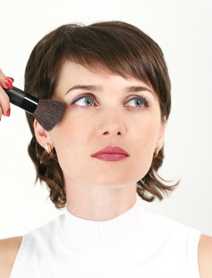 Make-up stock photo. Image of fashion, hand, female, lips - 6246654