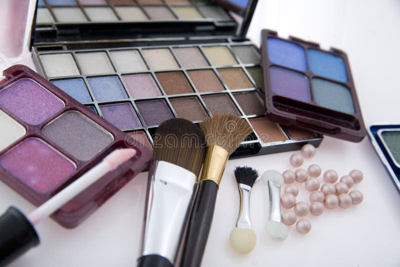 Cosmetics Makeup Assortment Stock Image - Image of aisle, gloss: 51743847