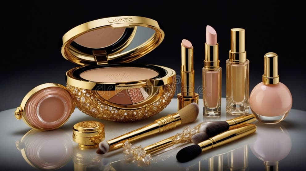 Make up accessories stock illustration. Illustration of style - 327570031