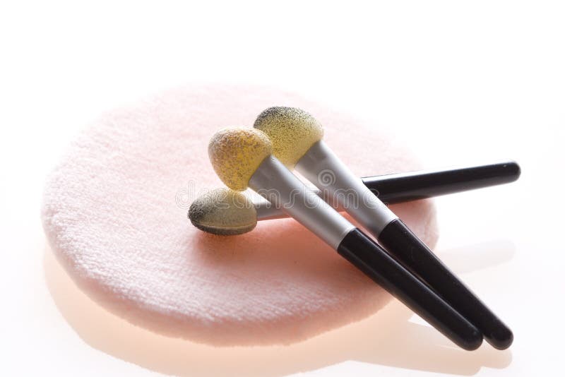 Make up applicators stock image. Image of applicator, disk - 4838961
