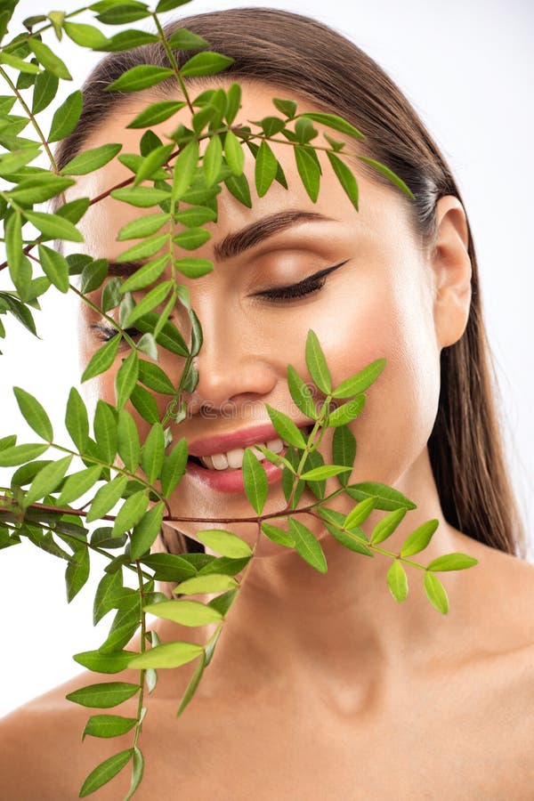 The Make-up Artist Does Long-lasting Styling of the Eyebrows and Makes ...