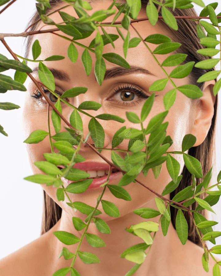 The Make-up Artist Does Long-lasting Styling of the Eyebrows and Makes ...