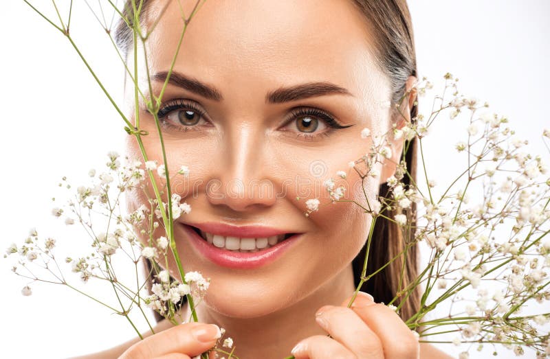 The Make-up Artist Does Long-lasting Styling of the Eyebrows and Makes ...