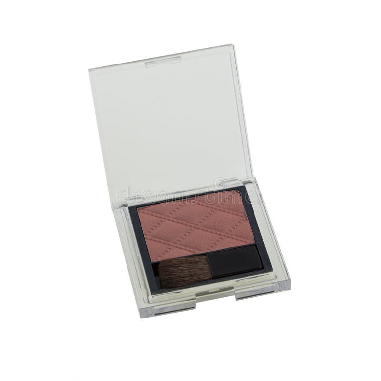 Make-up blusher in box stock image. Image of applying - 50239949