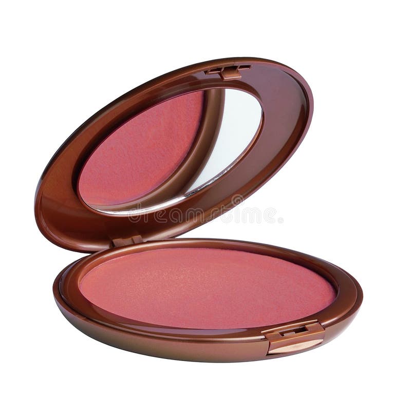 Make-up blusher stock image. Image of isolated, closeup - 91805341
