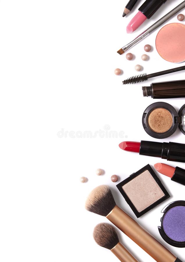 Make Up Border stock image. Image of mascara, blusher - 70795381