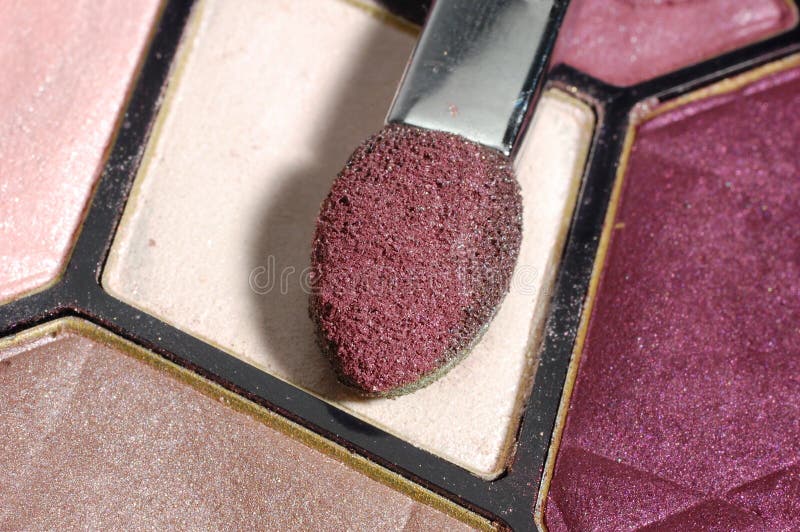 Make up with brash stock image. Image of powder, female - 14482901
