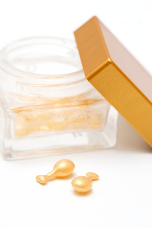 Make-up capsules stock photo. Image of wellbeing, moisturizer - 27988324