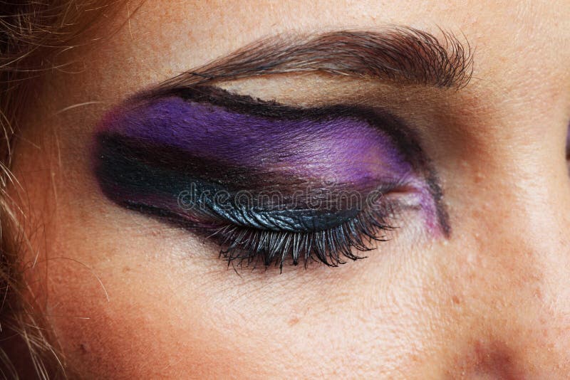 Make up close up stock image. Image of girl, health, long - 33836297