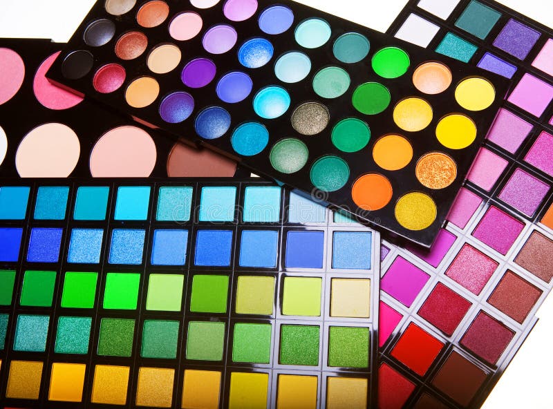 Make-up collection stock photo. Image of palette, beautiful - 125554630