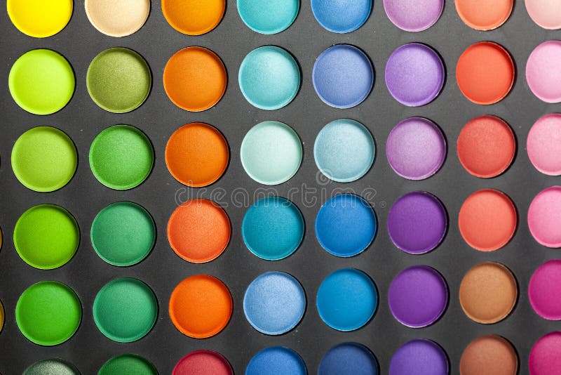Make-up color palete stock image. Image of pattern, closeup - 30050913