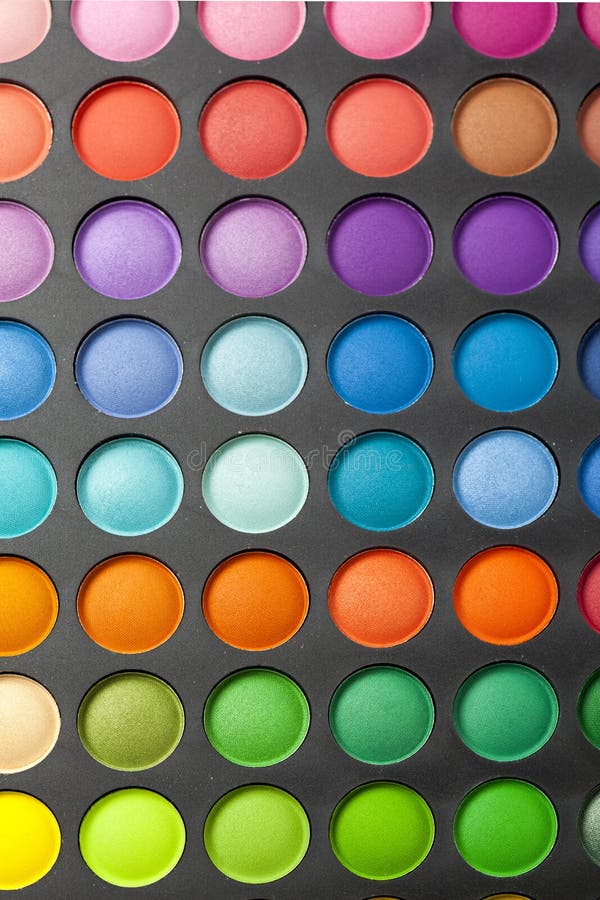 Make-up color palete stock photo. Image of decorative - 33041448