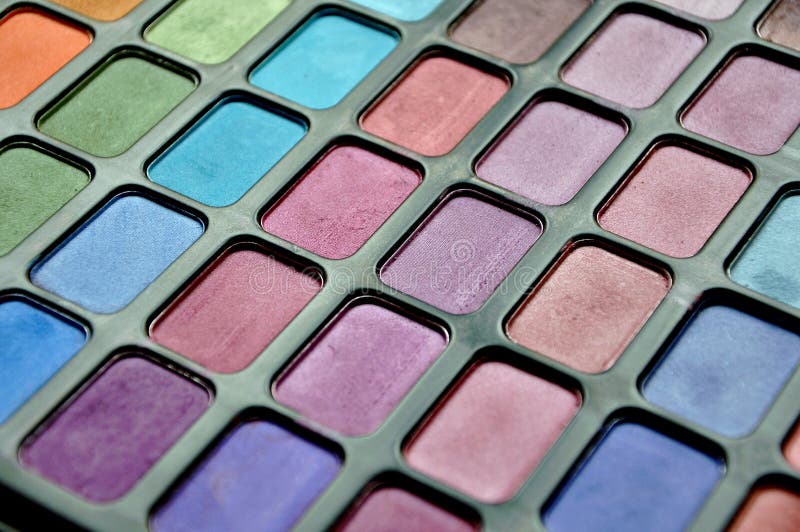 Various Make Up Colors Symbol of Women Self Care and Beauty Stock Photo ...