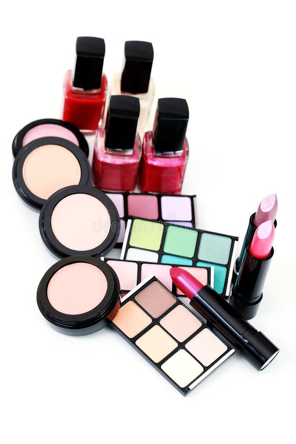 Make-up cosmetics stock photo. Image of face, glamour - 13392054