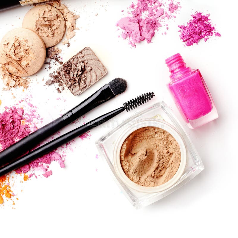 Make-up cosmetics stock photo. Image of eyeshadow, lipgloss - 102460260