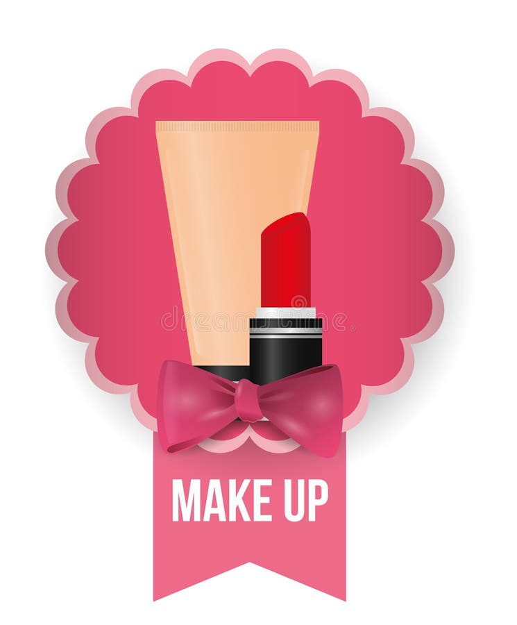 Make up design stock vector. Illustration of model, perfect - 59948331