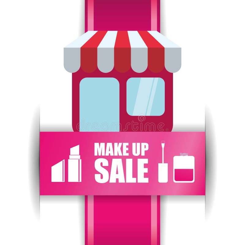 Make up design stock vector. Illustration of makeover - 59948678