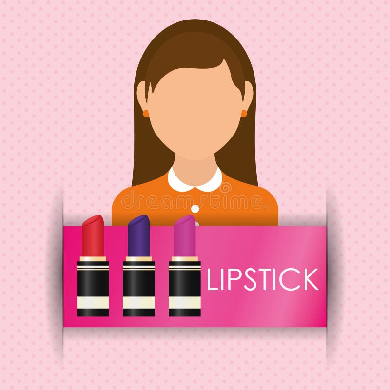 Make up design stock vector. Illustration of makeover - 59948866
