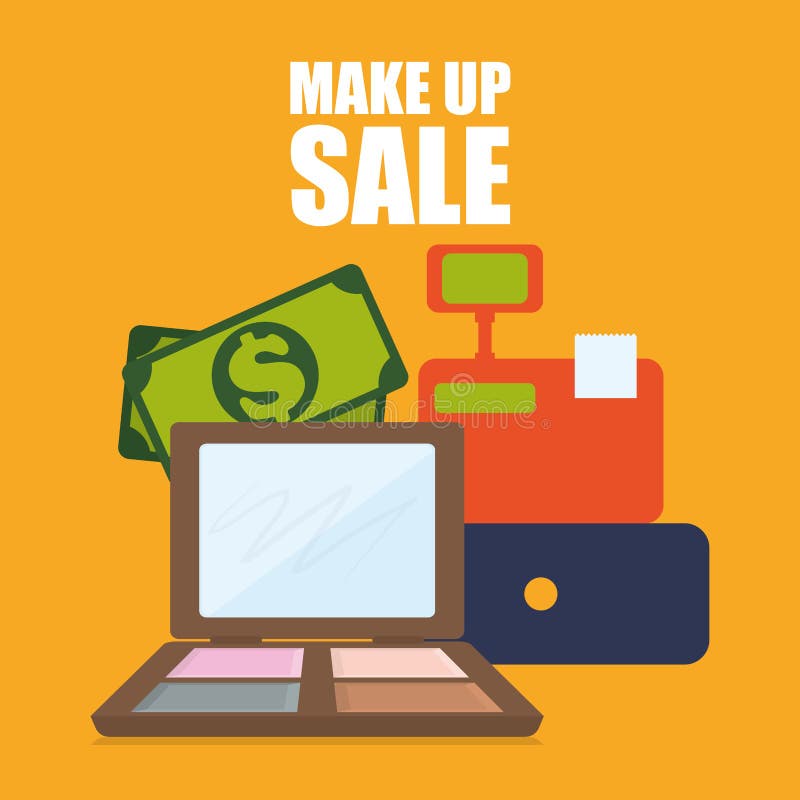 Make up design stock vector. Illustration of makeover - 59948976