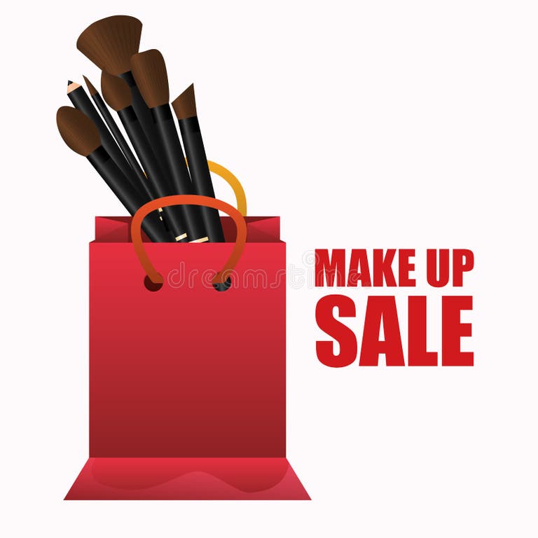 Make up design stock vector. Illustration of makeover - 59949044