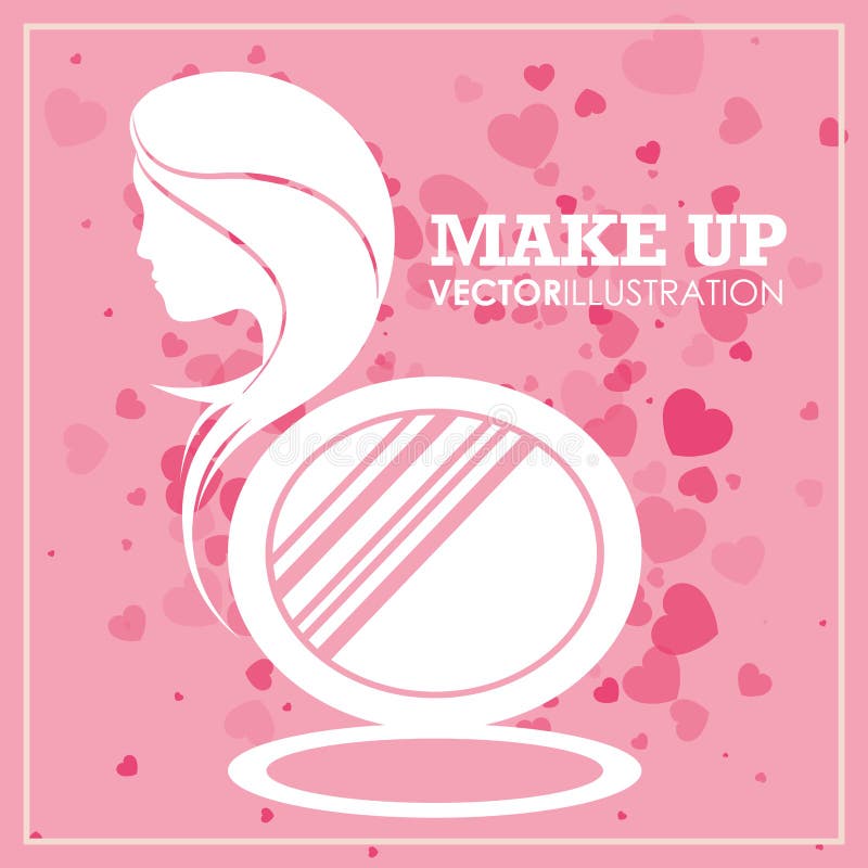 Make up design stock vector. Illustration of facial, care - 59951377