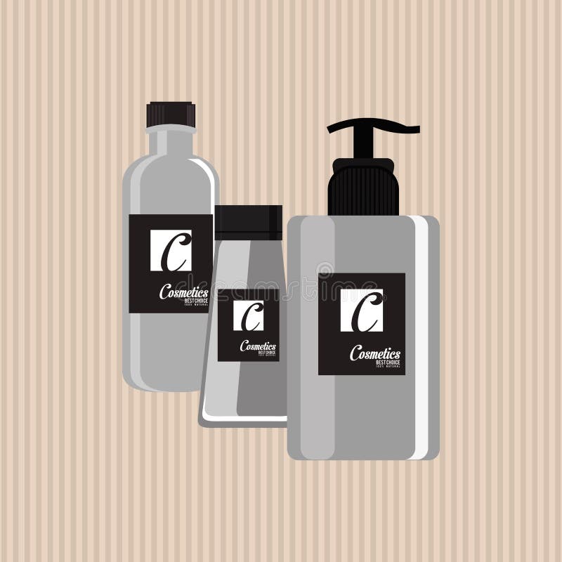 Make Up Design. Cosmetic Icon. Skin Care Concept, Vector Illustration ...