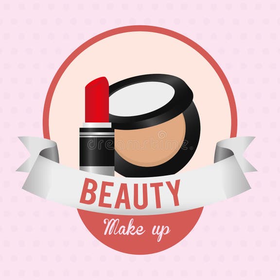 Make up design stock illustration. Illustration of beautification ...