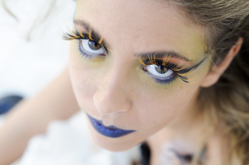 Make up girl stock image. Image of descent, women, cool - 19903263