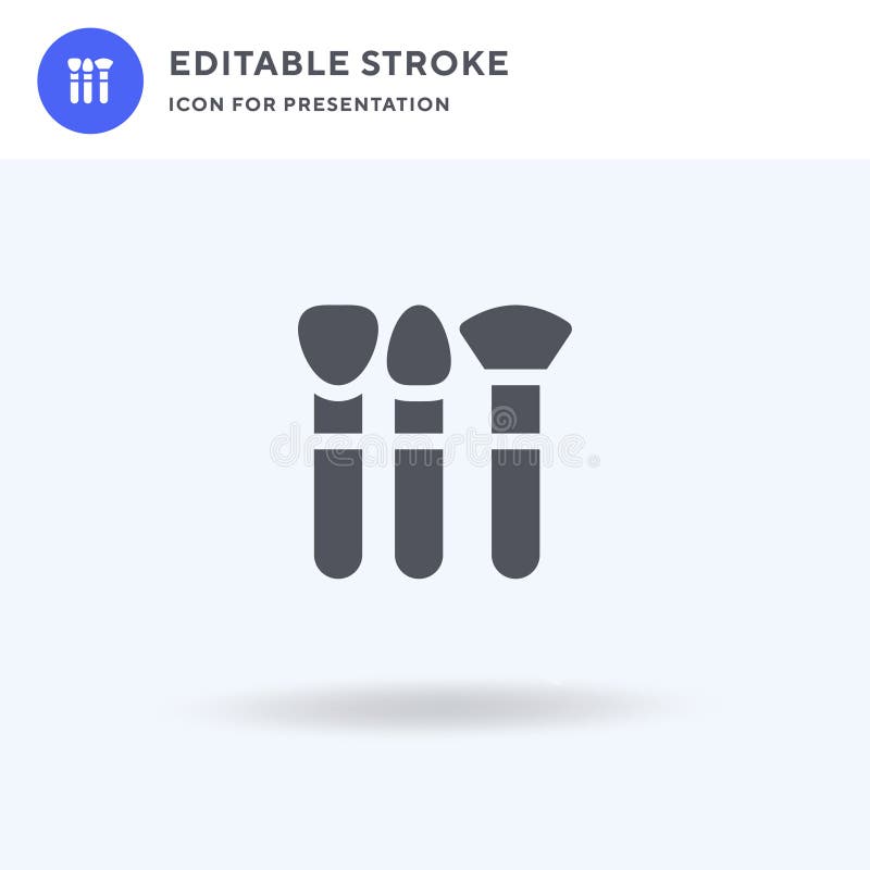 Make Up Icon Vector, Filled Flat Sign, Solid Pictogram Isolated on ...