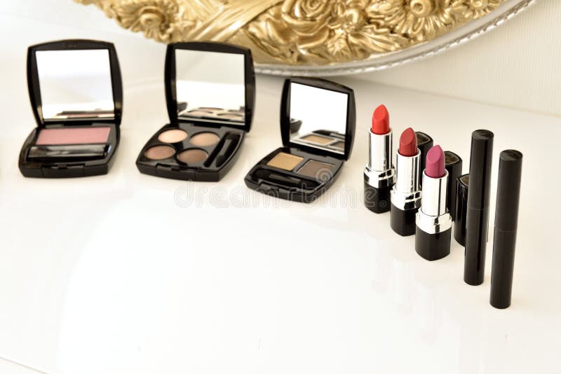Make up kit set stock photo. Image of colored, collection - 38619002