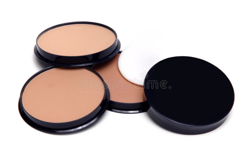 Make-up powders stock photo. Image of skin, brush, makeup - 12345702