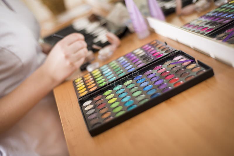 Make up salon stock image. Image of shadows, beautician - 29229033