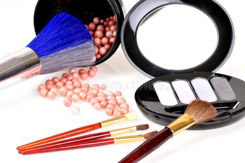 Make-up set stock image. Image of white, face, facepaint - 4792013