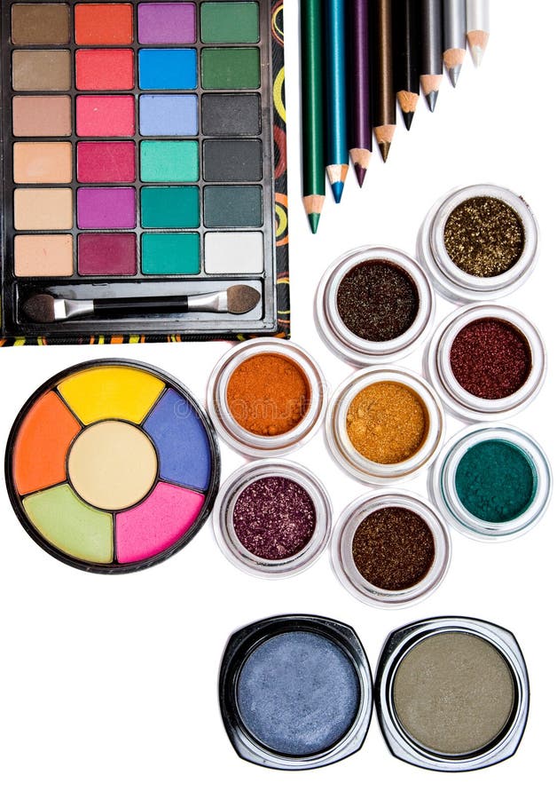 Beauty Woman Withcolored Make-up Stock Photo - Image of bright ...