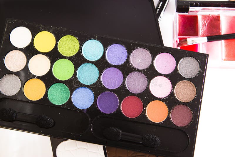 Make-up shadow stock image. Image of fashion, shiny, pink - 29209473