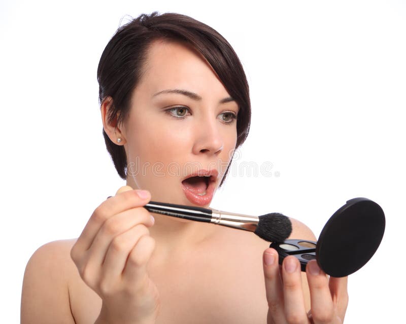 Make Up Compact stock image. Image of women, compact - 50447333
