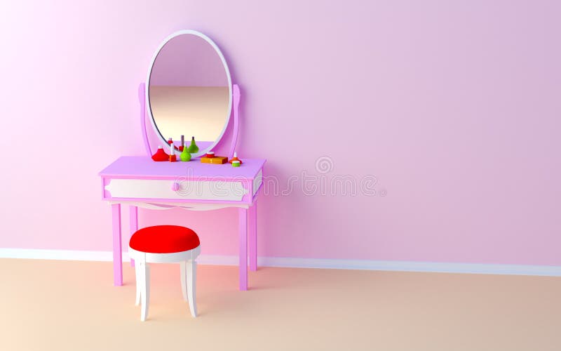 Summer Spa Woman with Beauty Pink Make-up & Flower Stock Image - Image ...