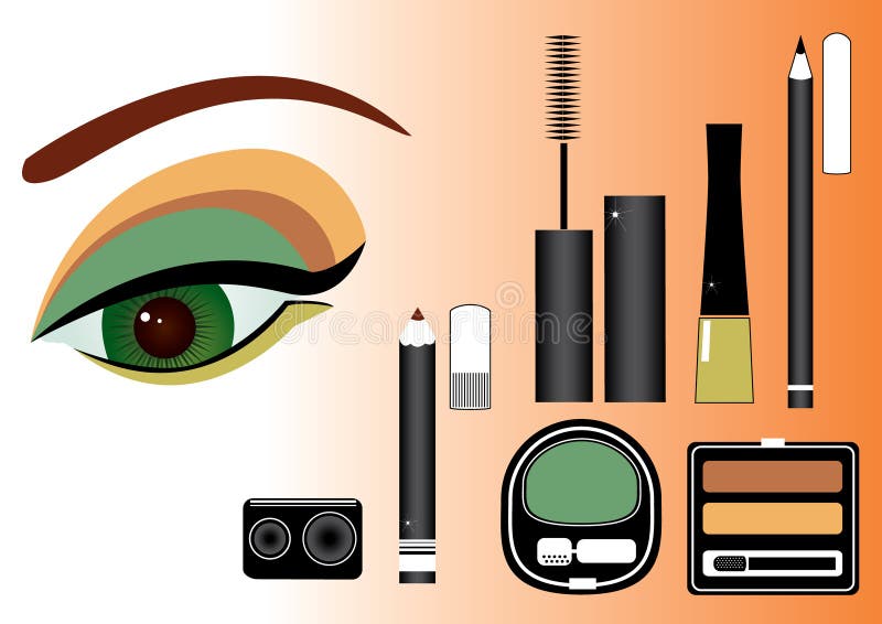 Make up.Vector cosmetics stock vector. Illustration of beauty - 12633179