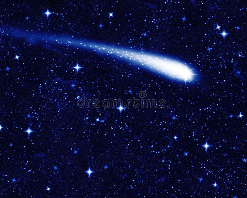 Make a Wish on this Beautiful Shooting Star Stock Photo - Image of ...
