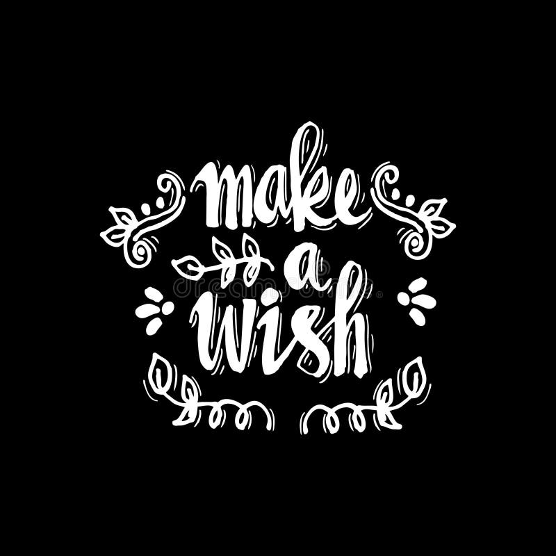 Make a wish stock illustration. Illustration of happy - 89822438