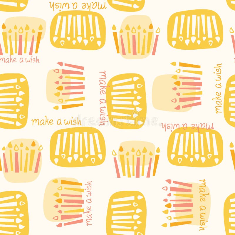 Make a Wish Pattern stock vector. Illustration of forever - 30787435