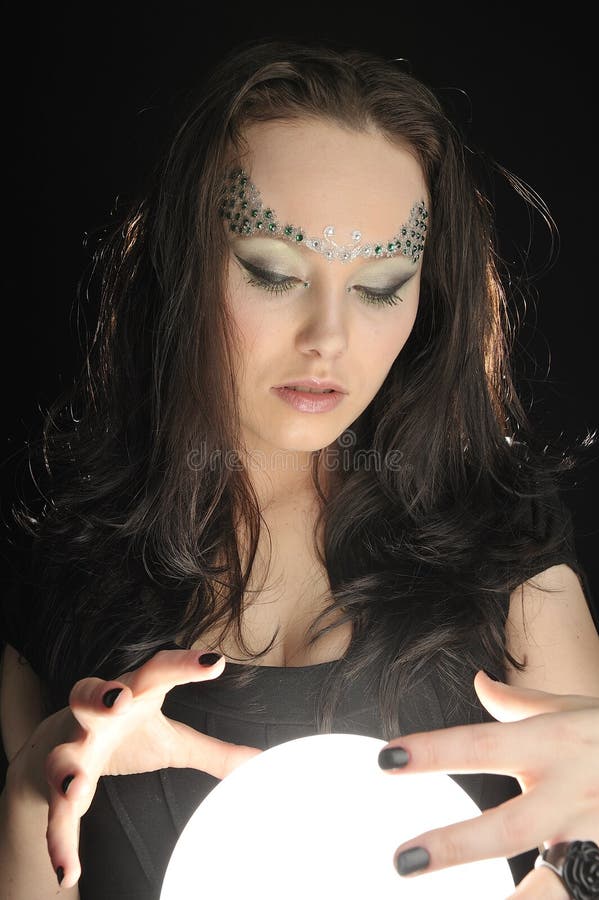 Make Wishing With A Magic Crystal Ball Picture. Image: 8172687