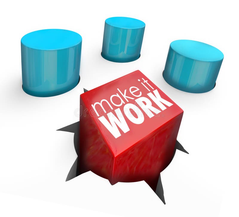 Right Person Wrong Job Square Peg Round Hole Bad Hire Stock ...