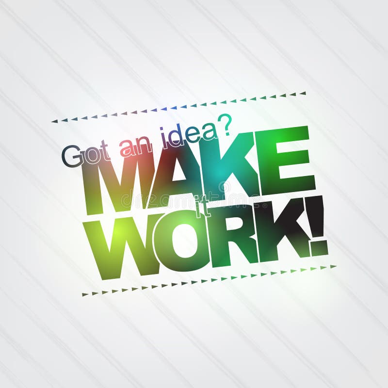 Work on You for You Motivational Lettering Card. Inspirational Quote ...