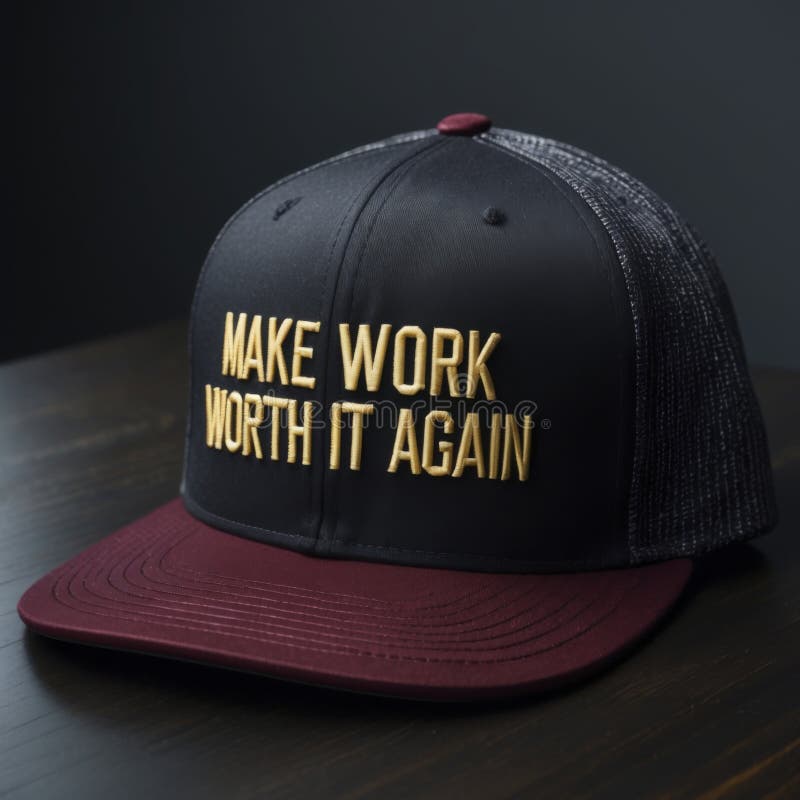 MAKE WORK WORTH it AGAIN stock illustration. Illustration of motivation ...