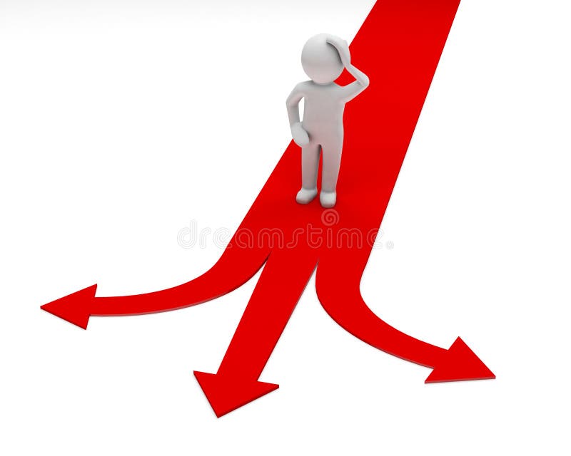 Make your choice stock illustration. Illustration of human - 64388874