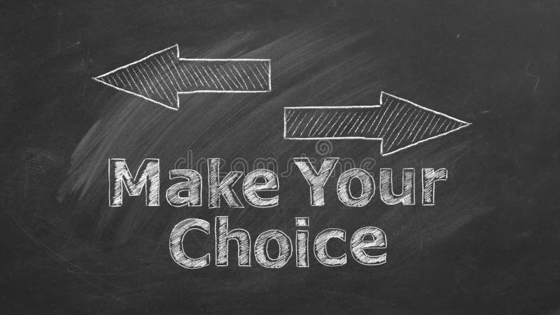 Make your choice stock footage. Video of business, arrows - 301629538